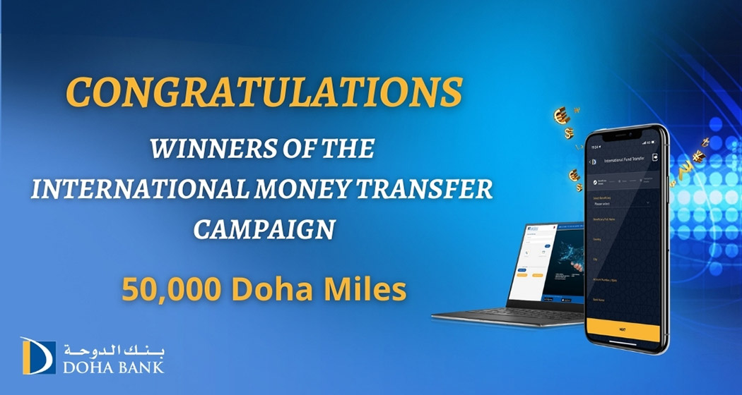 3 Lucky Winners Take Home a Total of 150,000 Doha Miles in Doha Bank’s ...