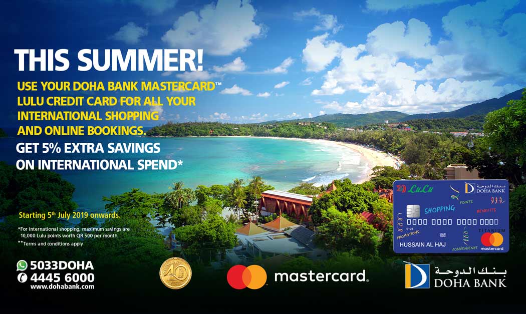 Doha Bank Offers 5% Savings on International Spends for Mastercard LuLu ...