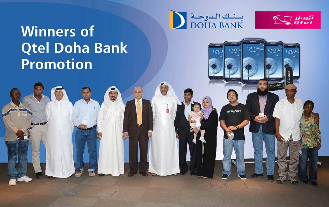 Doha Bank Awards 40 Winners for their Qtel Payment Transactions Using ...